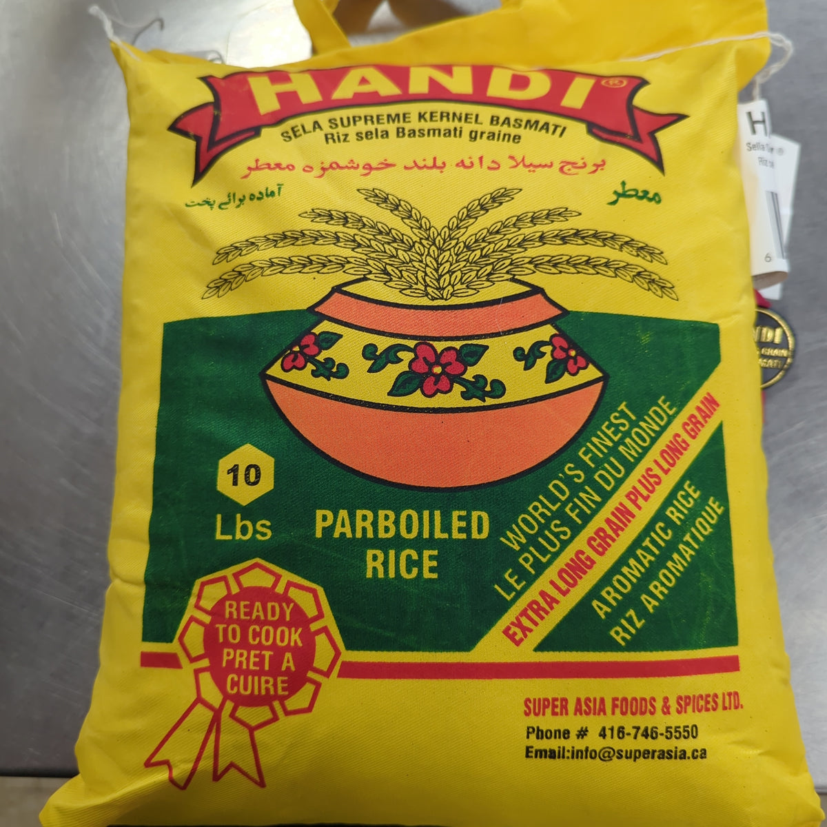 Handi Sella Rice 10lbs – Tiptop Foods Kitchen & Halal Meat